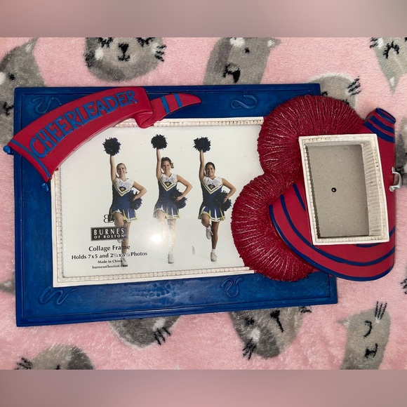 Other | Cheerleader Collage Double Picture Frame Burnes Of Boston 7x5 ...